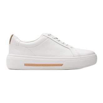Clarks Wei&szlig;e Damensneakers - Hollyhock Walk - - Shoes - Damen - Wei&szlig; - 37 1/2 EU