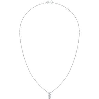 Live Diamond Collier en or jaune recycl&eacute; 375/1000 et diamant synth&eacute;tique