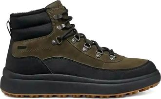 Geox Granito + Grip Abx lace-up panelled hiking boots - Vert