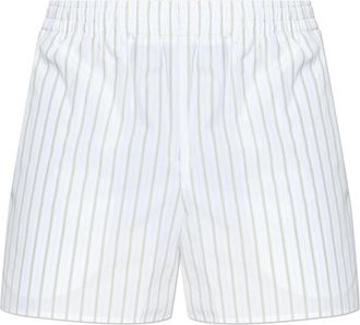 Ami Homme, Shorts, Blanc, Taille: XS Striped Shorts