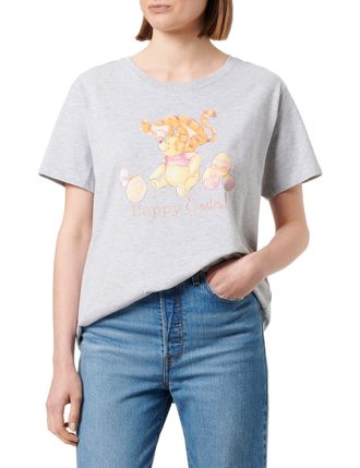 Disney Damen Wodwinits011 T-Shirt, Grau, X-Large