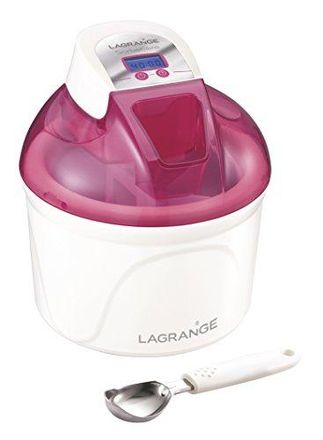 Lagrange 409001 Sorbeti&egrave;re 12 W Ecran LCD Cuve 1,5 L Framboise