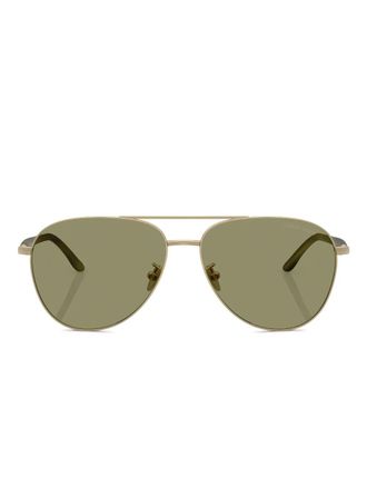 Giorgio Armani lunettes de soleil &agrave; monture pilote