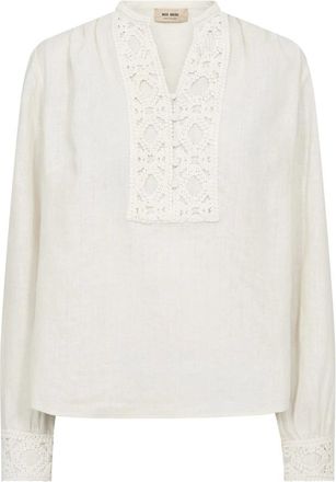 Mos Mosh MOS Mosh, Femme, Blouses et Chemises, Beige, Taille: 44 FR Blouse