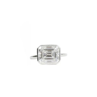Alan Crocetti Moissanite Blade Ring L
