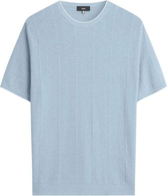 Cinque Cinque, Homme, Tops, Bleu, Taille: L Cigio Knit Polo