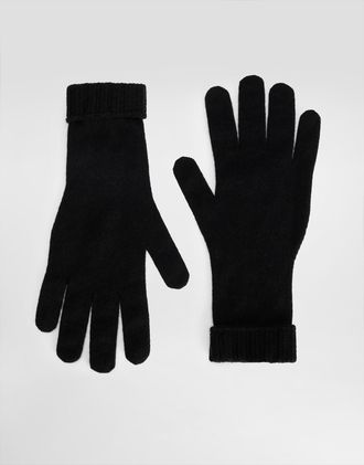 Dolce & Gabbana Handschuhe Aus Kaschmir - Frau Hüte Und Handschuhe Schwarz Xl