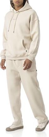 Red Bridge Redbridge Survêtement à capuche et pantalon de jogging de qualité supérieure - Coupe ample, beige, XXL