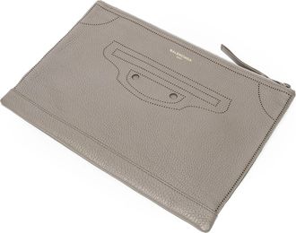 Balenciaga Crossbody Bags - Blackout Zip Clutch - Gr. unisize - in Grau - f&uuml;r Damen