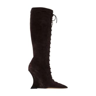 PARIS TEXAS Nina Lace Up Boot 105 - - Shoes - Damen - Braun - 36 EU