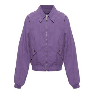 Versace Baumwolljacke - - Jackets - Damen - Lila - S