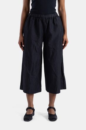 Comme Des Gar&ccedil;ons Womens Black Wide Culottes Trousers