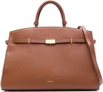 DeMellier Femme, Sacs, Beige, Taille: ONE Size Sac en Cuir Hudson Marron