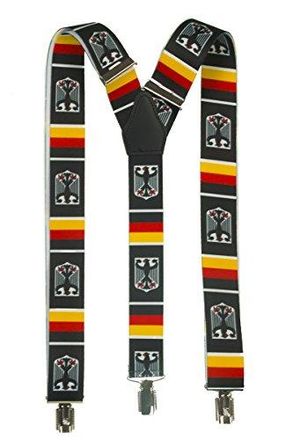 shenky Bretelles en Y à 3 pinces - ultrarésistantes - fabriquées en Allemagne - Aigle allemand