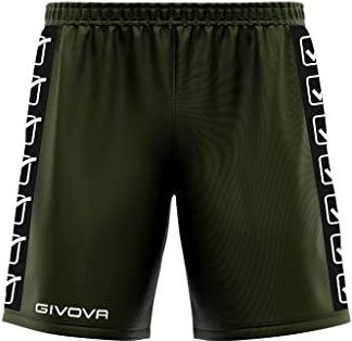 Givova Poly Band Bermuda Shorts, Vert, M Unisex