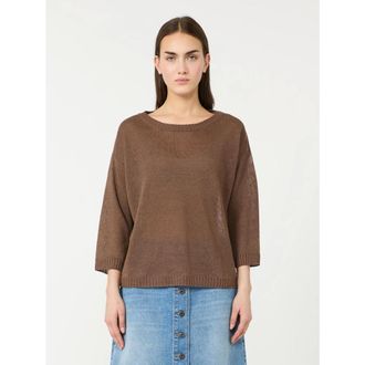 Max Mara Femme, Pulls, Brun, Taille: 38 FR Short Over Knit