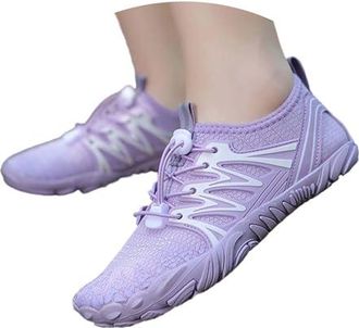 Generic Walling Shoes Chaussures de marche légères pour activités de plein air confortables et élastiques à lacets Semelle plate Toutes saisons pour femme ave