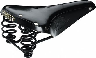 Brooks Flyer S Damen Fahrrad Leder Sattel Damensattel, Flyer S, Farbe schwarz