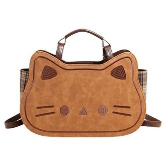 Generic Sac &agrave; bandouli&egrave;re en cuir PU, sac &agrave; bandouli&egrave;re mignon, sac &agrave; main mignon pour femmes, travail, shopping, voyage, caf&eacute;, 14.96x9.84x4.33Zoll