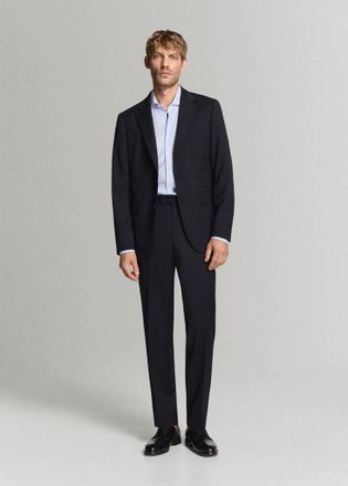 Mango Chemise slim fit 100 % coton bleu ciel - Homme - XXL - MANGO MAN