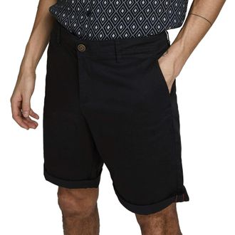 Jack & Jones Chino-Shorts, Chino-Shorts, Regular Fit, Black Bowie, XL
