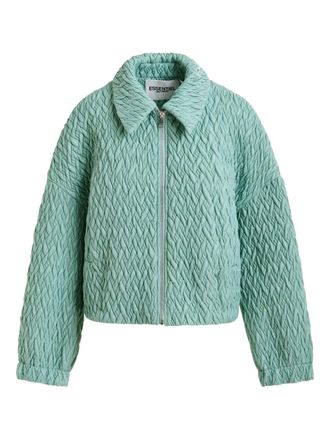 Essentiel veste matelassée à fermeture zippée - Vert