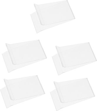 Cabilock 5stücke Schuhständer Flach Für Einzelhandel Acryl Aufbewahrungsregal Schuhregal Schuh Display Rack Mit Klammern Kompakt Und Robust Transparent Für Kla