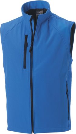 Russell Athletic Russell Herren Soft-Shell-Weste, 3-lagig (Himmelblau)