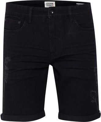 Solid SDNoyton Herren Jeans Shorts Kurze Denim Hose mit Stretch Regular Fit, Größe:XL, Farbe:Black Denim (700035)