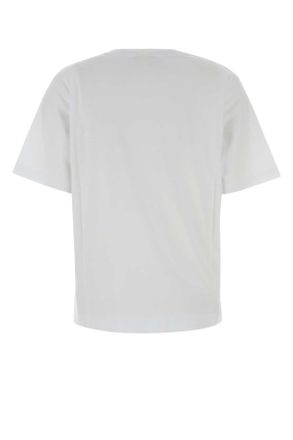 Dries Van Noten Womens White Cotton Heydu T-Shirt Exterior Exterior: T-shirts And Polos