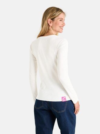 Lieblingsst&uuml;ck Langarmshirt KyraEP mit gewellten Saumabschl&uuml;ssen