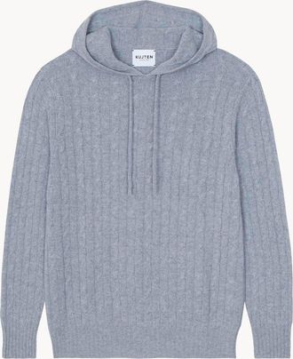 Kujten Sweat capuche cachemire torsadé - Pull Neill