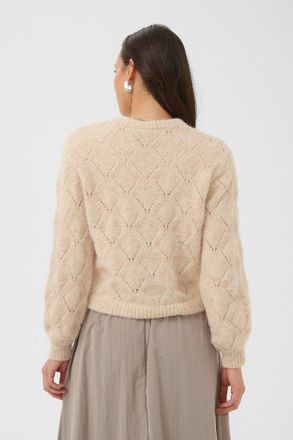 Saint Tropez Strickjacke TabbathaSZ Cardigan Materialmix, Regular fit