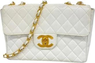 Chanel Sac bandouli&egrave;re vintage Pre-owned - Femme - Pre-owned - Blanc - Taille: ONE Size