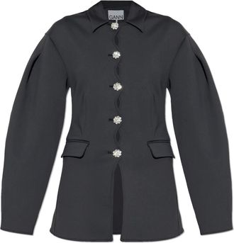 Ganni Damen, Jacken, Grau, XSGröße