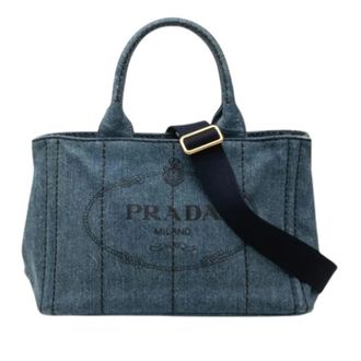 Prada Pre-owned Denim Satchel - Femme - Pre-owned - Bleu - Taille: ONE Size