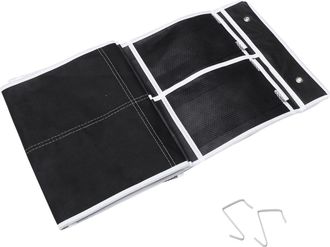 Cabilock Fächer Aufbewahrungstasche Hängend Wandmontage Mesh Organizer Mehrschichtiger Stoffbeutel für Schlafzimmer Badezimmer und Schrank Staubschutz Vielseit