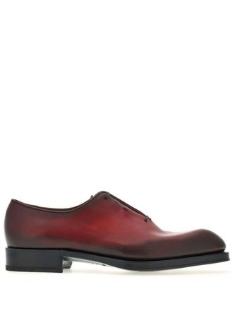 Ferragamo Oxford-Schuhe mit mandelf&ouml;rmiger Kappe - Rot