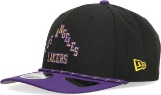 New Era unisex, Accessoires, Noir, Taille: ONE Size Casquette &agrave; Visi&egrave;re Plate