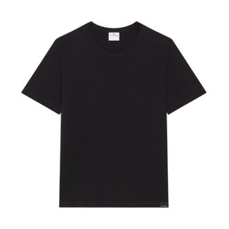 Courr&egrave;ges Oversized T-Shirt - - Tops - Herren - Schwarzk - M