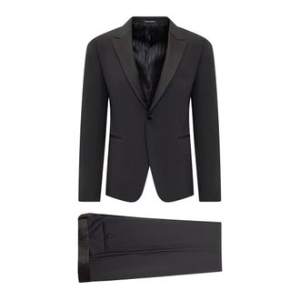 Emporio Armani Homme, Costumes, Bleu, Taille: XL Costume crois&eacute;