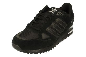 adidas Originals ZX 750 Herren Trainers Sneakers (UK 12 US 12.5 EU 47 1/3, Black Black Silver GW5531)