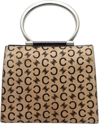 Celine Sac &agrave; main Pre-owned en poulain - Femme - Pre-owned - Beige - Taille: ONE Size