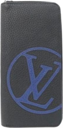 Louis Vuitton Pre-owned Zippy Wallet Vertical Calf Wallet - Homme - Pre-owned - Noir - Taille: ONE Size