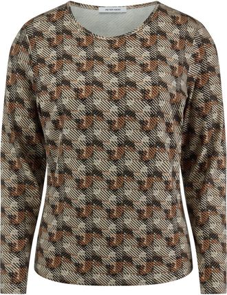 Peter Hahn Rundhals-Shirt Peter Hahn beige