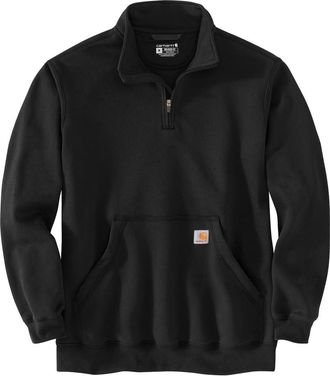 Carhartt Work in Progress Loose Fit Midweight Quarter Zip Mock Neck Sweatshirt
