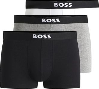 HUGO BOSS Trunk 3P One - - Underwear - Herren - Mehrfarbig - 2XL