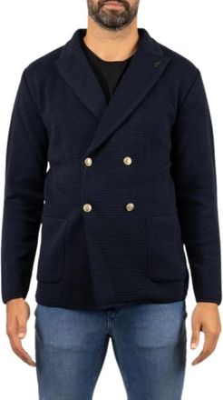 Paoloni Blazer - Homme - Vestes - Bleu - Taille: M