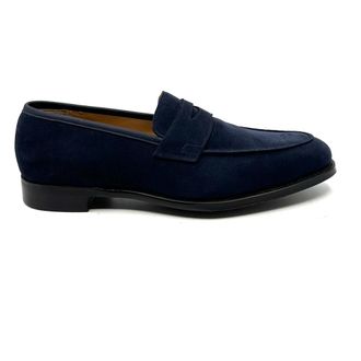 Crockett & Jones Crawford Moccasin - - Shoes - Herren - Blau - 43 1/2 EU