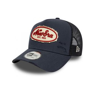 New Era Oval canvas distress trucker newera